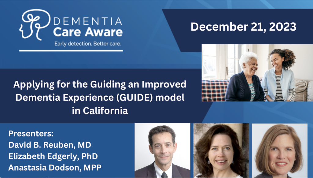 GUIDE Model - Dementia Care Aware